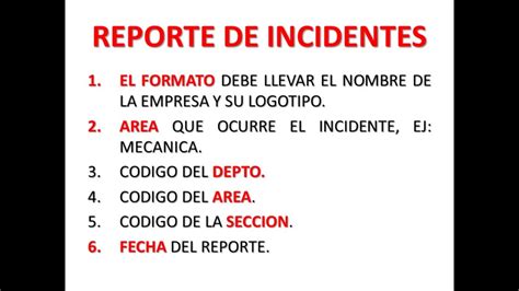 Como Llenar Formato De Reporte De Incidentes Youtube