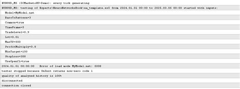 Where To Store The Neuralnetworkmodel File For The Strategy Tester Strategy Tester Expert