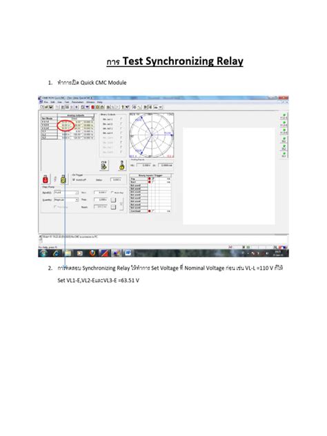 Test Synchronizing Relay Pdf