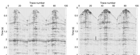 Comparison Of Shot Gathers A Before And B After Applying Spiking Download Scientific