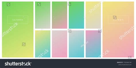 부드러운 색상 그라데이션 배경모바일 앱을 위한 스톡 벡터로열티 프리 1702466146 Shutterstock
