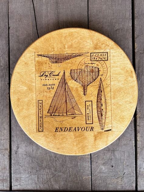 Endeavour Wine Crate Lazy Susan Alpine Wine Design