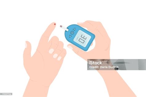 혈당 검사 혈액 내 당 측정 개념 높은 혈당 지수 당뇨병 진단을 위한 의료 장비 건강 검진에 대한 스톡 벡터 아트 및 기타 이미지 건강 검진 개념 건강관리와 의술