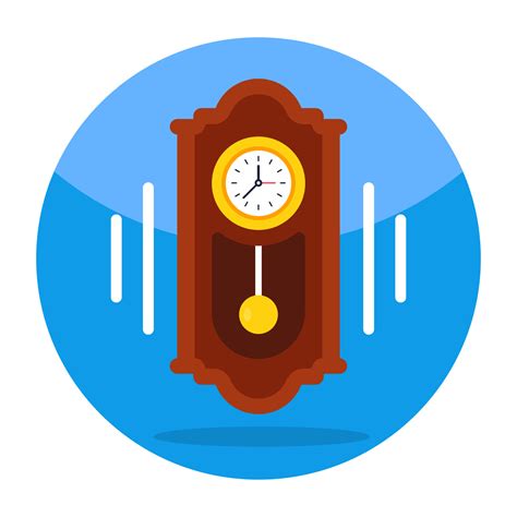 Modern Design Icon Of Pendulum Clock 13259372 Vector Art At Vecteezy
