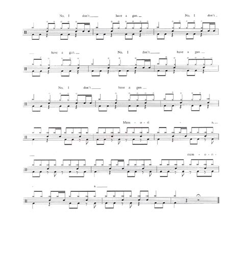 Come As You Are鼓谱 Nirvana 架子鼓谱 琴谱网