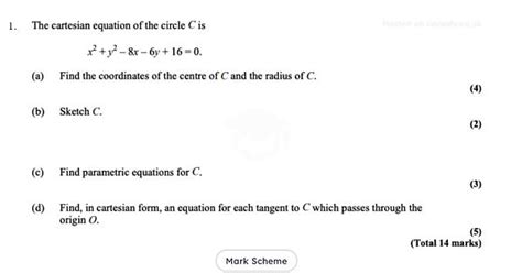 Parametric Curves Question Album On Imgur