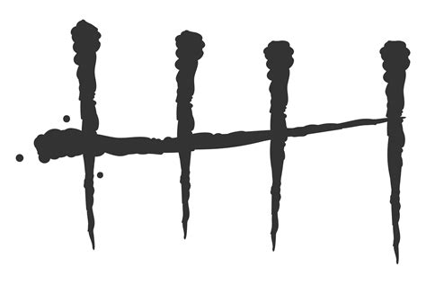 Prison Day Count Marks Black Tally Stic Graphic By Vectortatu · Creative Fabrica