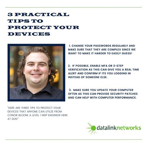 Datalink Networks On Linkedin Check Out These Three Practical Cybersecurity Tips From Dln Engineer…