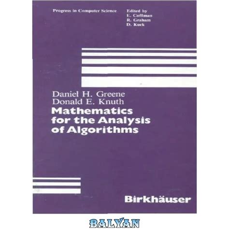 خرید و قیمت دانلود کتاب Mathematics For The Analysis Of Algorithms ترب