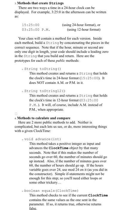 Solved Objective Complete And Test An Instantiable Java