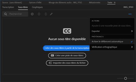 Solved How To Transcribe Sequence Not Source Files Adobe Community