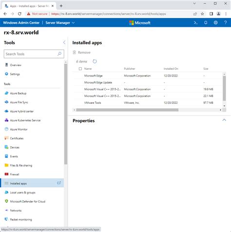 Windows Server 2022 Admin Center Overview Of Items 1 Server World