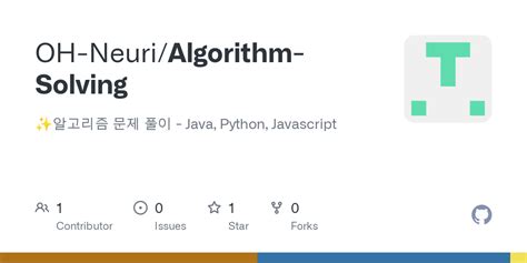 Github Oh Neurialgorithm Solving Java Python Javascript