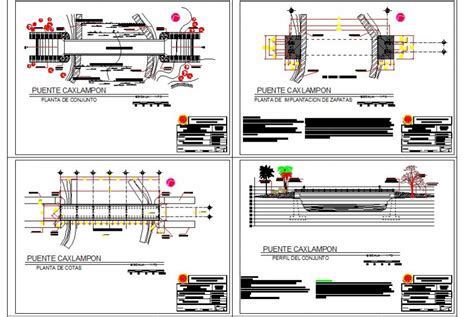 Bridge Construction Detail Plan And Elevation 2d View Cad Block Layout File In Dwg Format