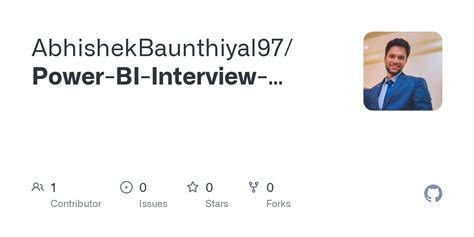 Github Abhishekbaunthiyal97power Bi Interview Scenario