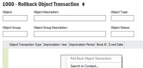 Asset Deprection Rollback Ifs Community