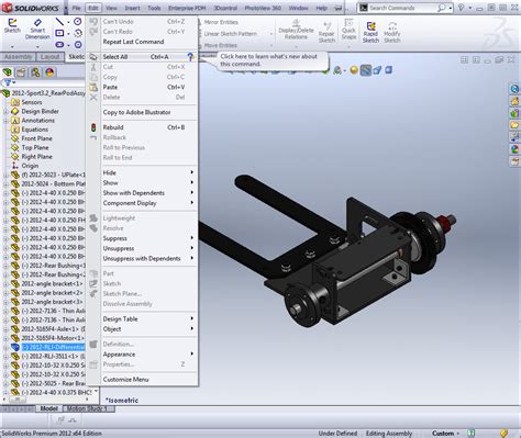 SolidWorks Select All RickyJordan Com