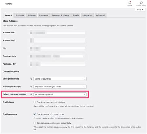 Default Customer Location · Issue 30057 · Woocommercewoocommerce · Github