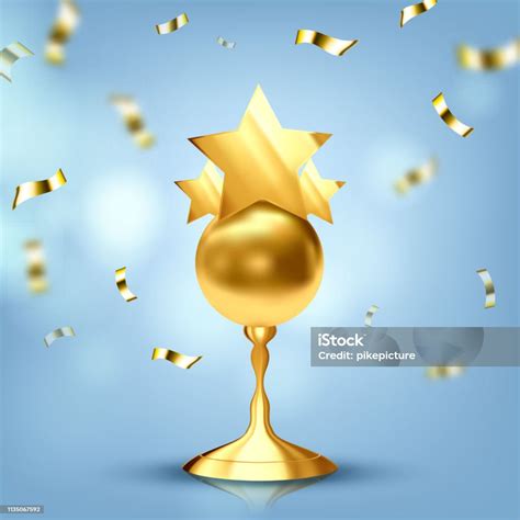 트로피 황금 컵 벡터입니다 챔피언 상금 승자 아이콘입니다 스포츠 보상 승리의 잔 게임 메달 축 하 행사 경쟁 기호입니다 3d 현실적인 그림 노랑에 대한 스톡 벡터 아트 및