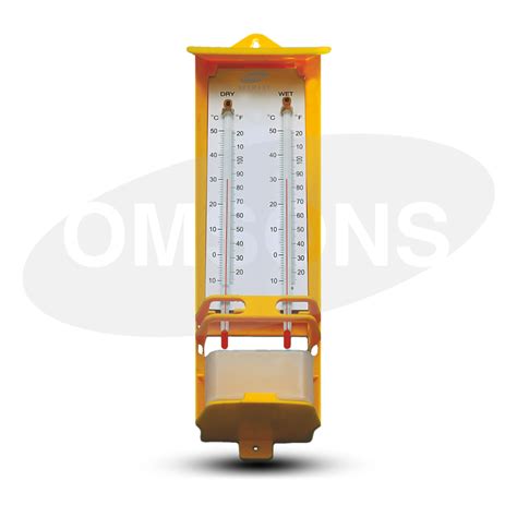 Hygrometer Dry And Wet Bulb Deluxe Model Omsons Labs