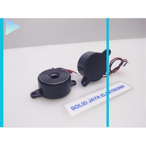Jual Buzzer High Decibel Bell Buzzer Active Buzzer 3 12 Volt 16 Ohm Shopee Indonesia