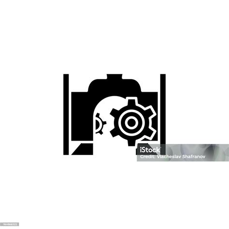 프로젝트 이름 블랙 아이콘 개념입니다 프로젝트 이름 평면 벡터 기호 기호 그림 개념에 대한 스톡 벡터 아트 및 기타 이미지