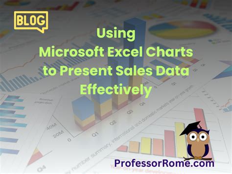 Using Microsoft Excel Charts To Present Sales Data Effectively