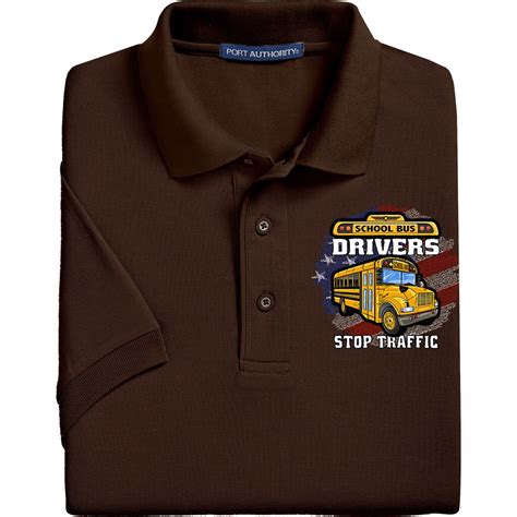 School Bus Driver T Shirts Embroidered Apparel Workplacepro