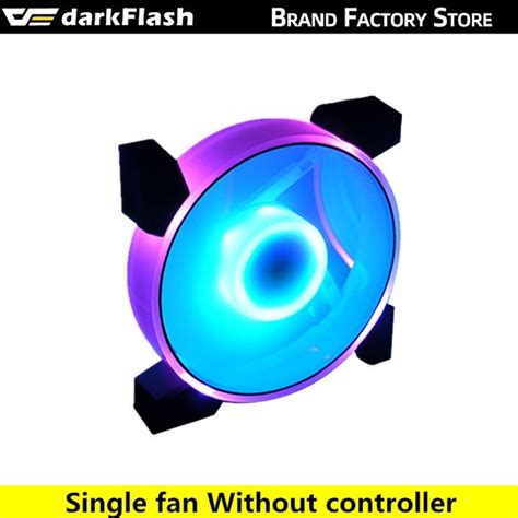 Darkflash C RGB Fan Mm LED PC Computer Case Fans RGB Quiet Remote Aura Sync Computer CPU