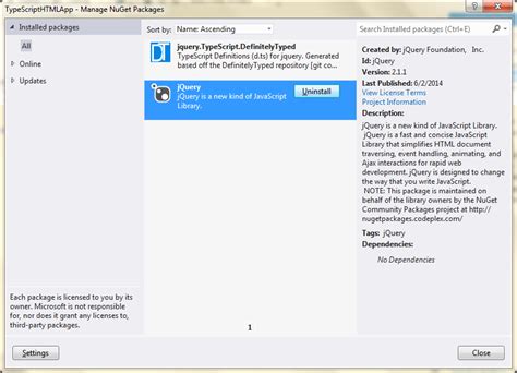 Developers Integration Of Jquery With Typescript