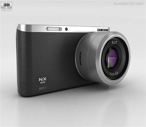 Samsung Nx Mini Smart Camera Black 3d Model Hum3d