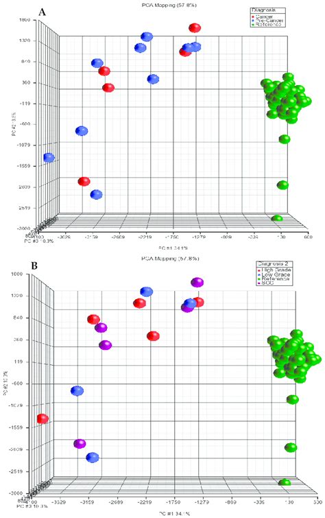 Plot Of Principal Component Analysis PCA And Hierarchical Clustering Download Scientific
