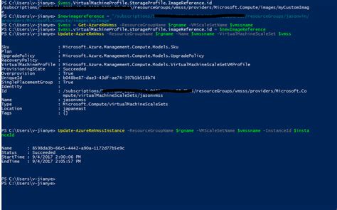 Powershell Updating Vhd Of Azure Vm Scaleset Stack Overflow