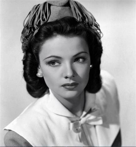 Gene Tierney Beroemdheden Filmsterren Portret