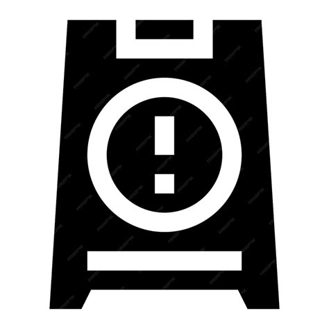 Premium Vector Caution Sign Vector Icon Design Illustration