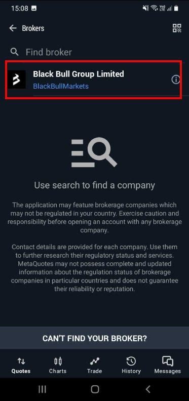 How To Log Into Metatrader 5 Mt5 On Mobile App Blackbull Markets