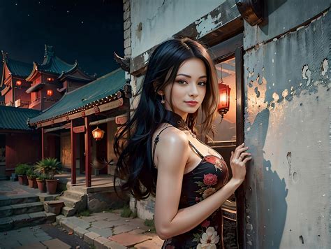 Download Girl Cheongsam Qipao Royalty Free Stock Illustration Image