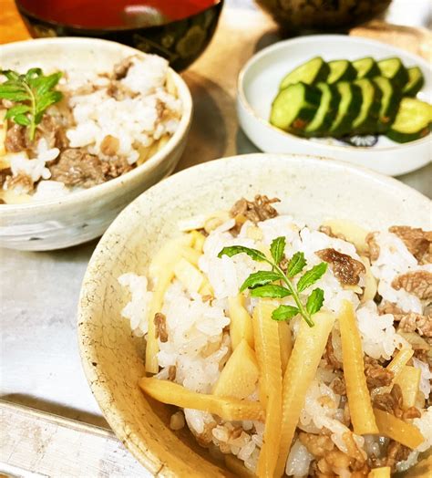 筍と牛肉の混ぜご飯 By 真さん 【クックパッド】 簡単おいしいみんなのレシピが394万品