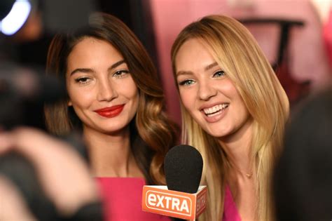 Candice Swanepoel And Lily Aldridge At Victorias Secret In Las Vegas