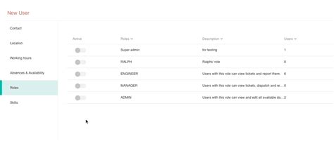 User Settings Fieldcode Manual