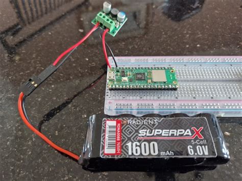 Raspberry Pi Pico W With Battery