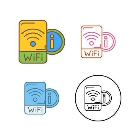 Wifi Signal Vector Icon Vector Art At Vecteezy