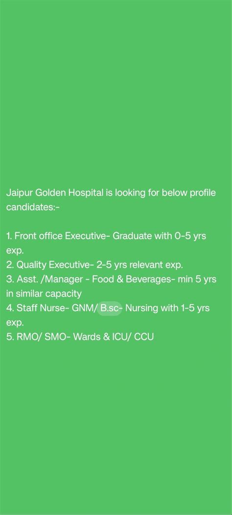 Neha Vishwakarma On Linkedin Jaipur Golden Hospital Rohini Delhi Is