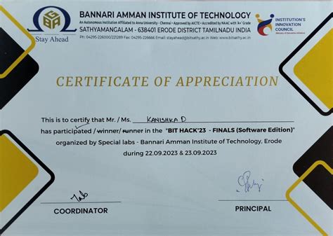 Kanishka D On Linkedin Bit Hackathon Softwaredevelopment