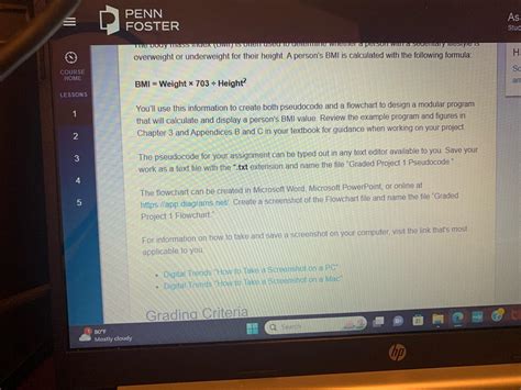 Need Help Creating A Pseudocode And Flow Chart To Design A Modular