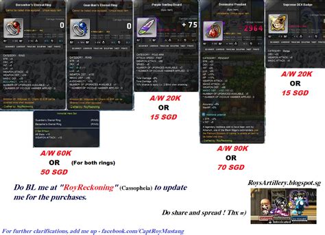 Roys Artillery Sales Cassopheia Ign Royreckoning