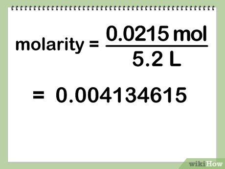 Molarity Formula How To Calculate Molarity With Examples
