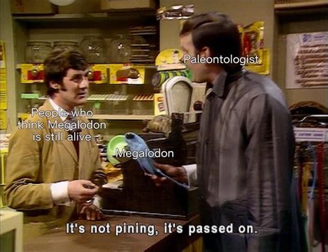Screencap Used From Monty Python “dead Parrot” Skit Rprehistoricmemes