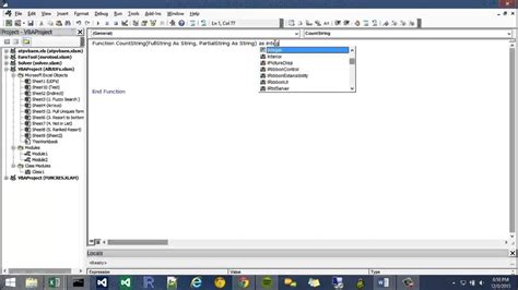 Udf4 Count String Within Another String Excel Vba Youtube