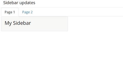 r how to hide the sidebar on a specific nav panel stack overflow